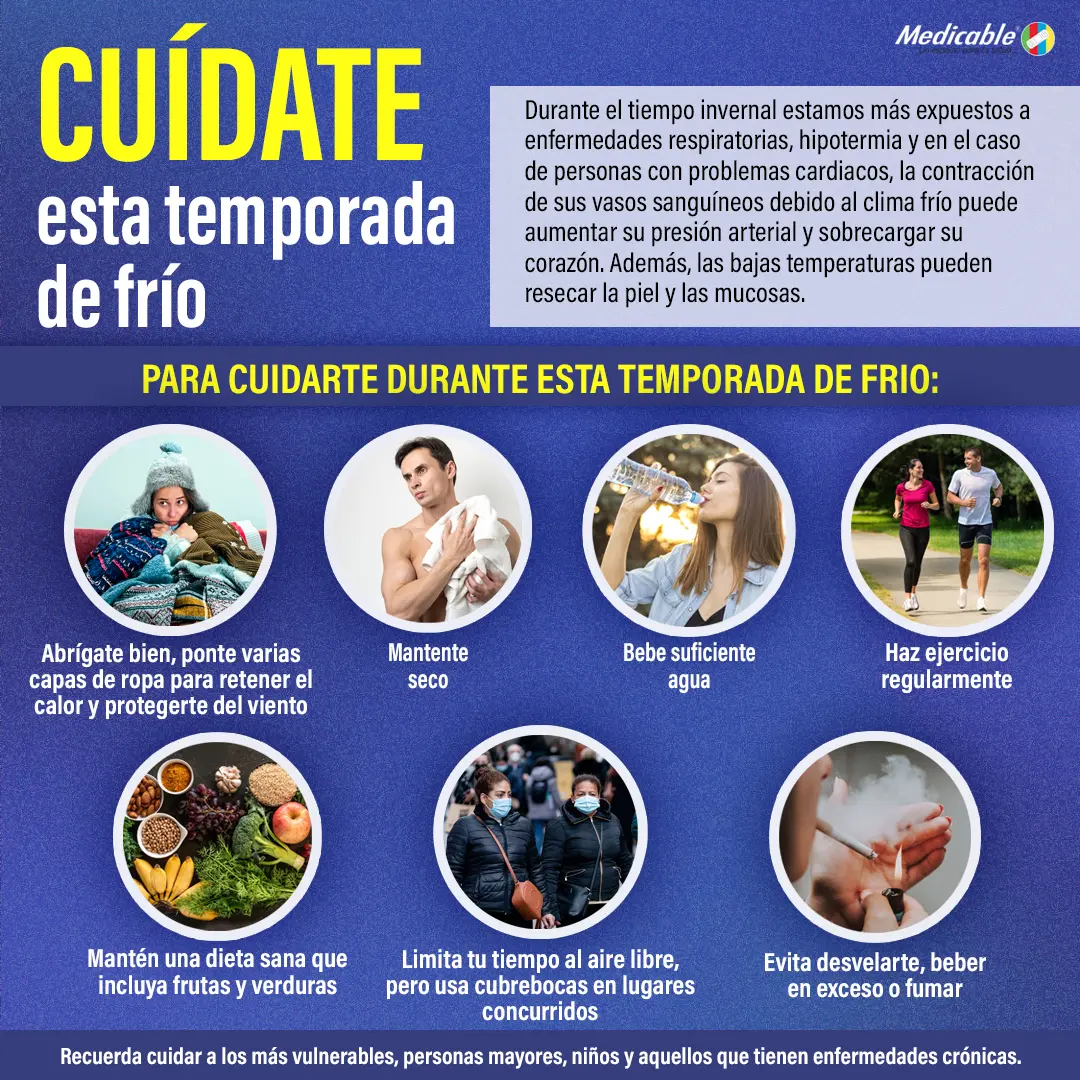 Cuídate esta temporada de frío | Medicable - Salud y Bienestar